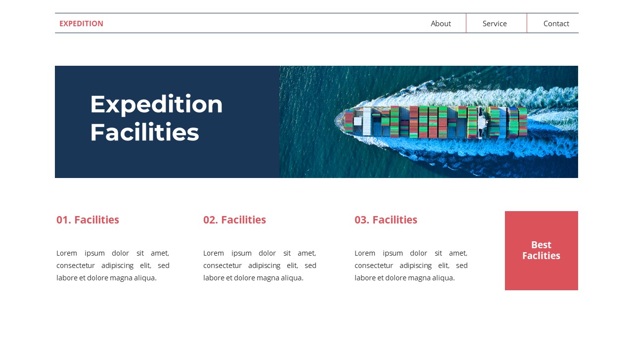 Expedition - Logistic Powerpoint Templates, Presentation Templates