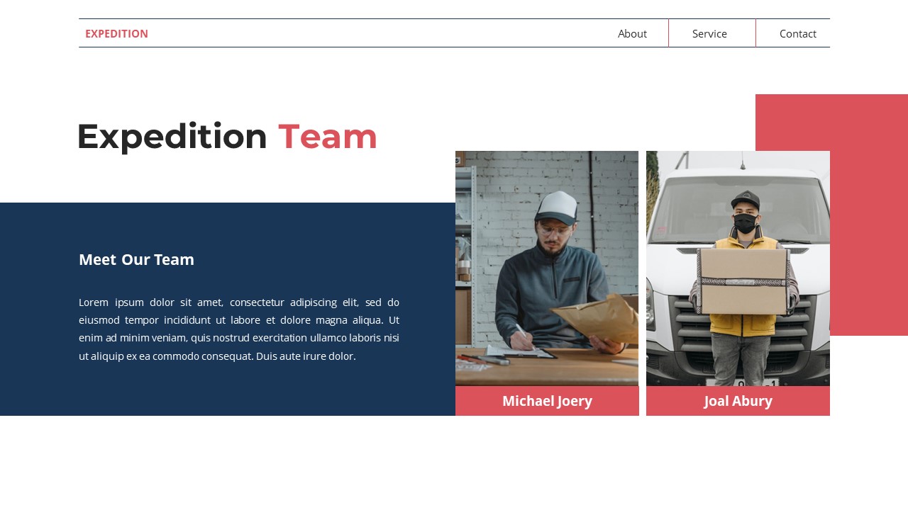 Expedition - Logistic Powerpoint Templates, Presentation Templates