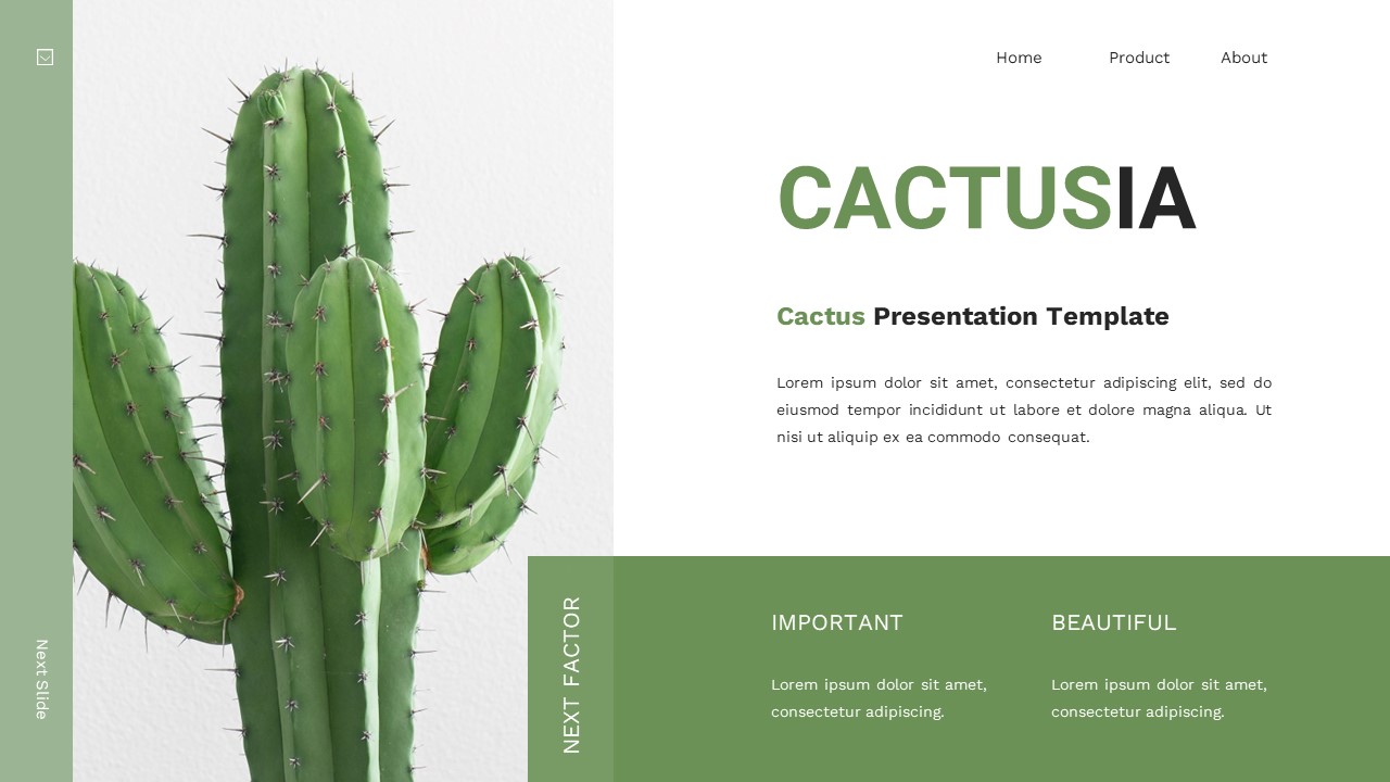 Cactusia - Cactus Google Slide Templates, Presentation Templates ...