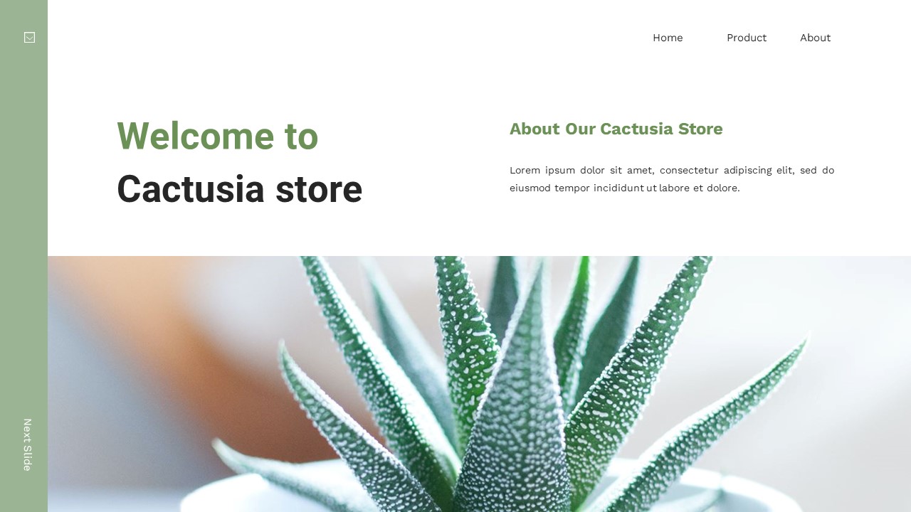 Cactusia - Cactus Google Slide Templates, Presentation Templates ...
