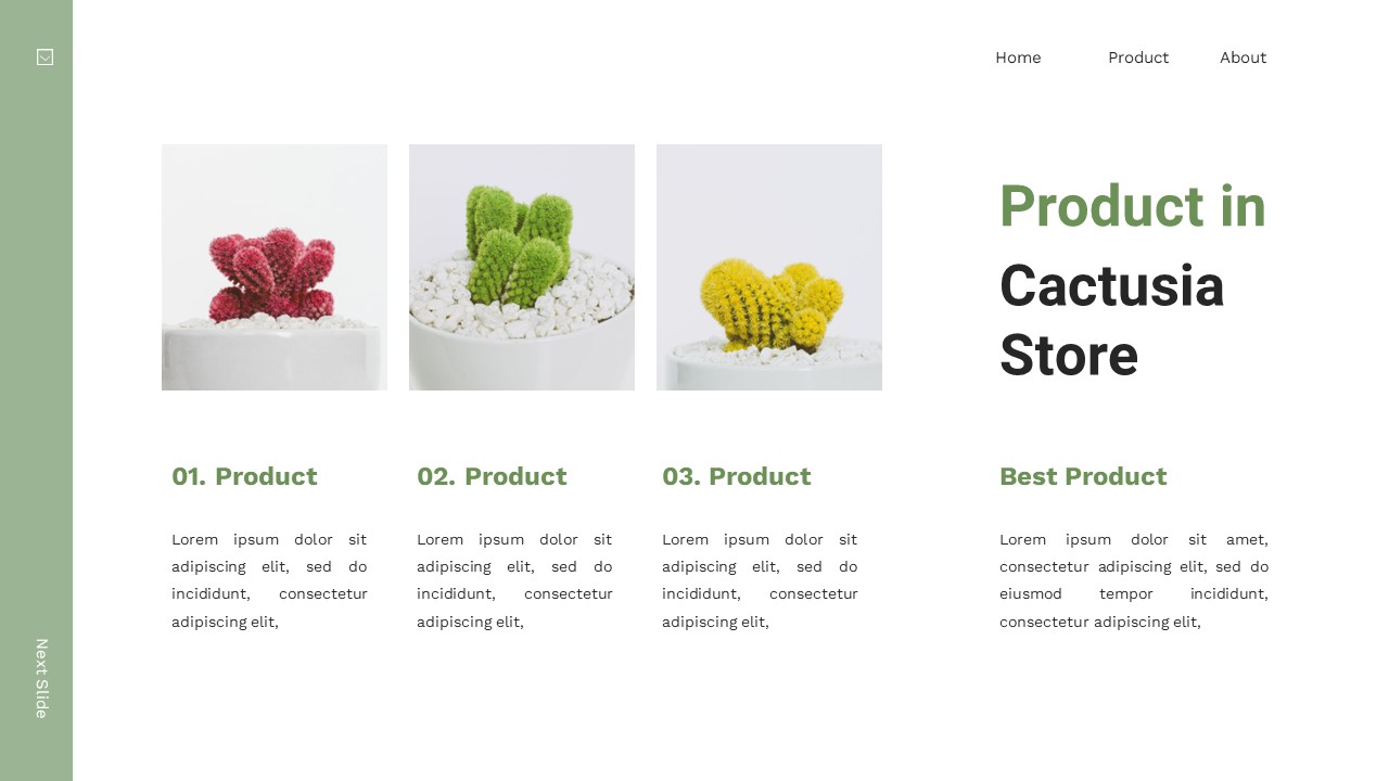 Cactusia - Cactus Google Slide Templates, Presentation Templates ...