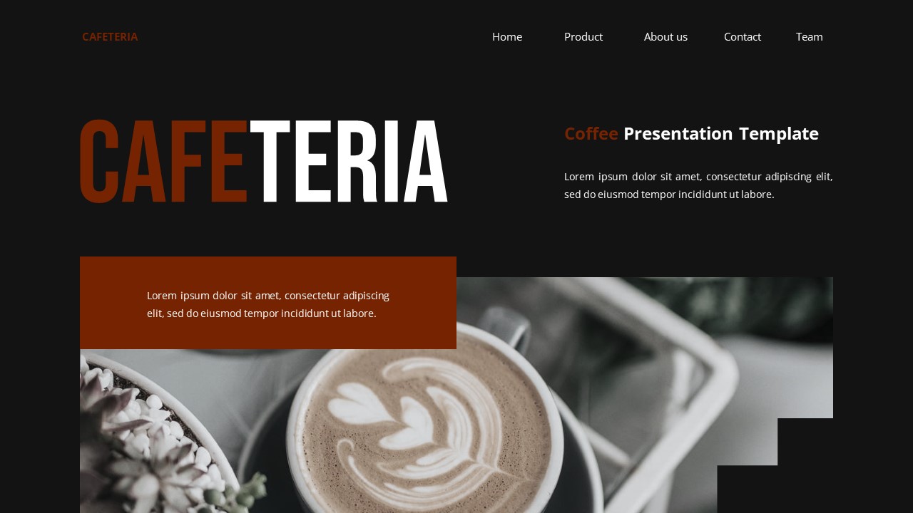 Cafeteria - Coffee Powerpoint Templates, Presentation Templates ...