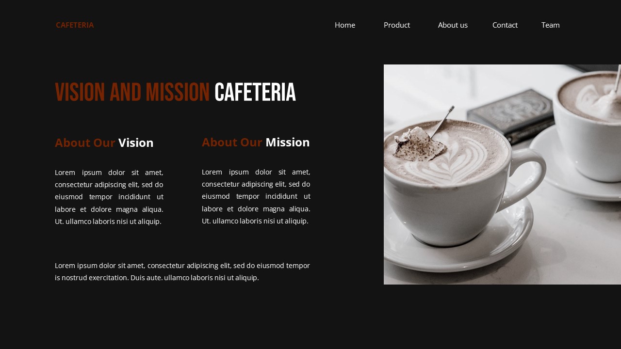 Cafeteria - Coffee Keynote Templates, Presentation Templates | GraphicRiver