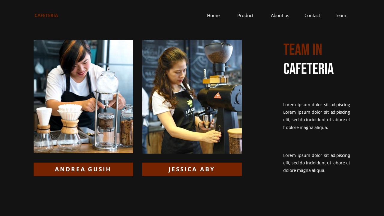 Cafeteria - Coffee Keynote Templates, Presentation Templates | GraphicRiver