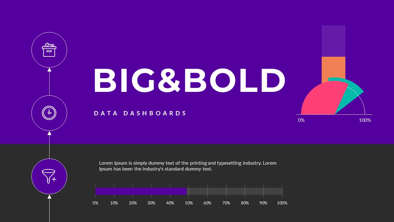 Big and Bold Data Dashboards PowerPoint Presentation Template ...
