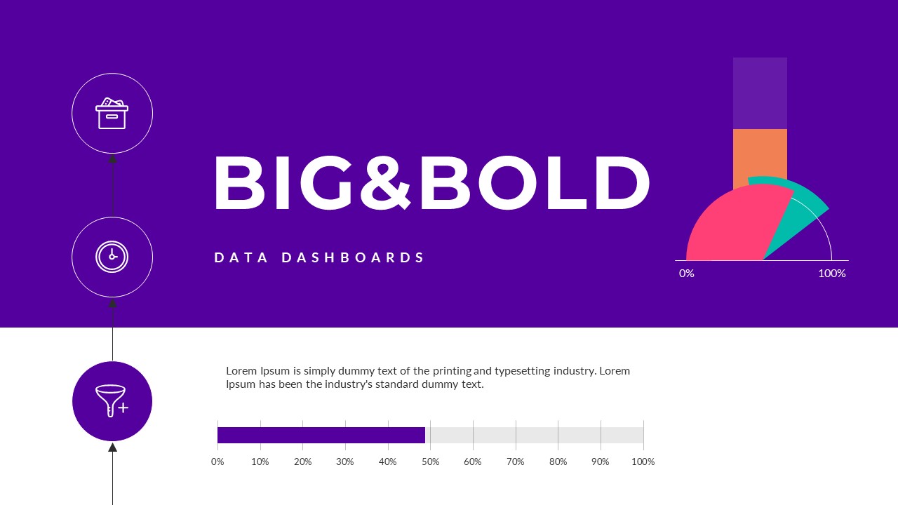 Big and Bold Data Dashboards PowerPoint Presentation Template ...
