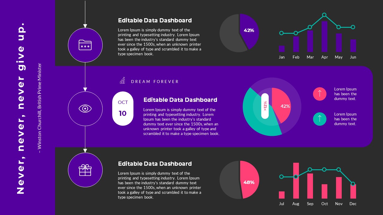Big and Bold Data Dashboards PowerPoint Presentation Template ...