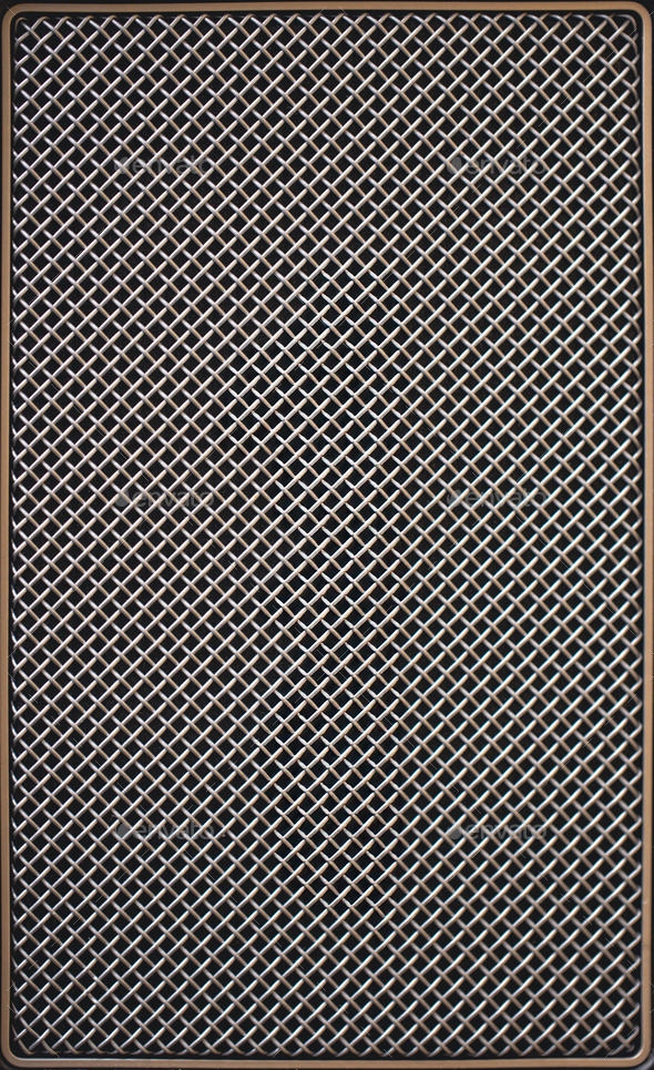 Abstract black metallic mesh texture for background. Stock Photo by puhimec