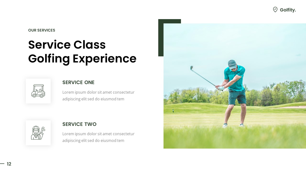 Golfity - Golf PowerPoint Template, Presentation Templates | GraphicRiver