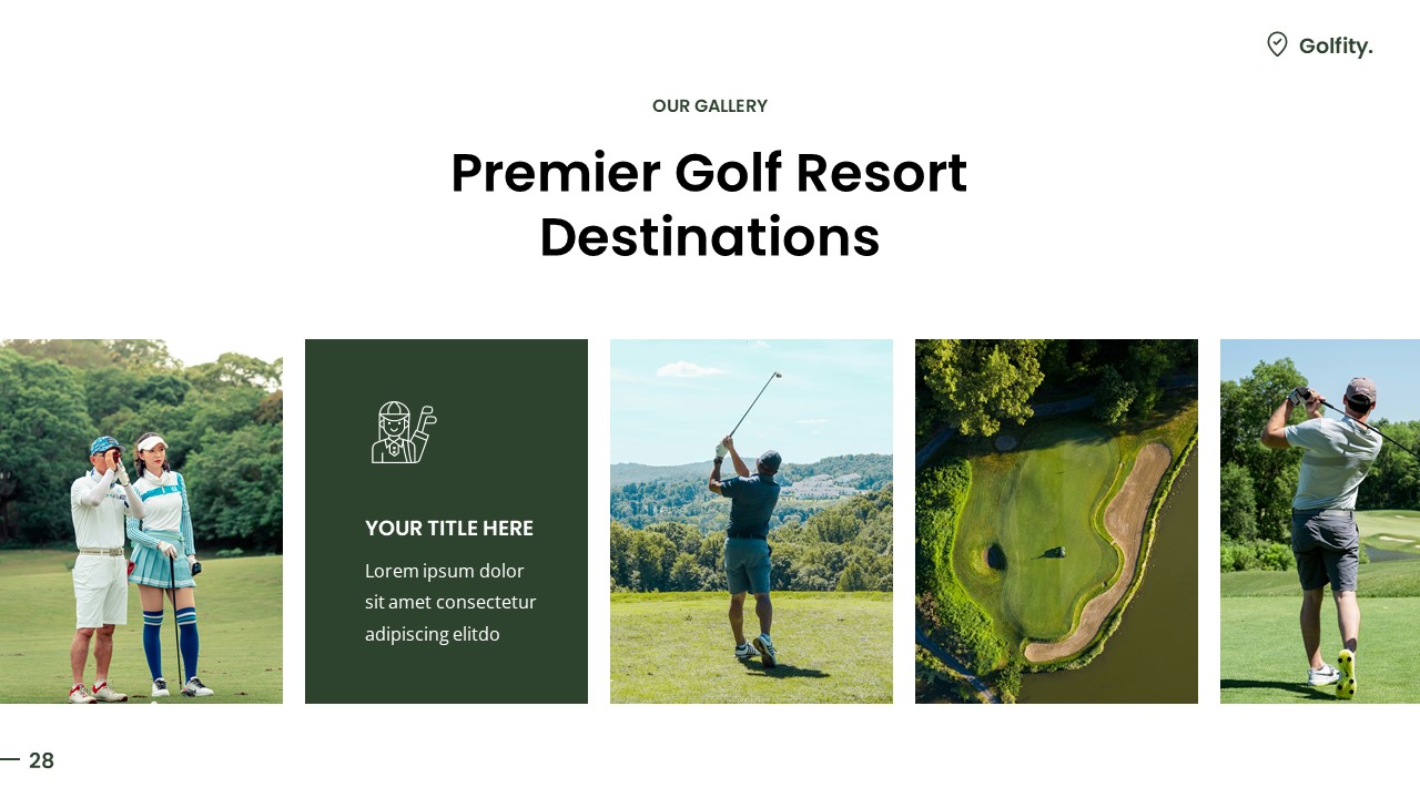 Golfity - Golf Google Slides Template, Presentation Templates ...