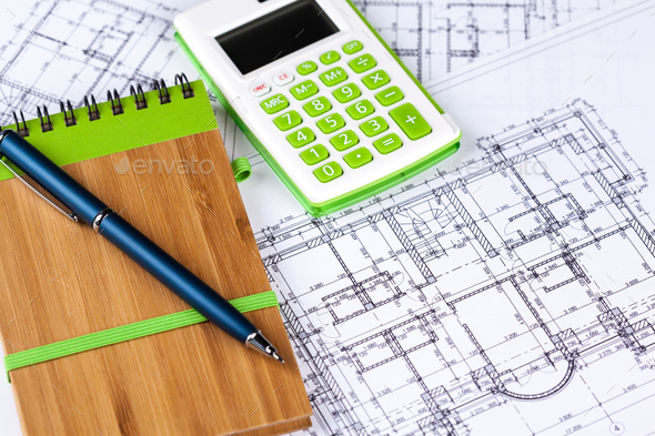 architecture blue plans Stock Photo by FabrikaPhoto | PhotoDune