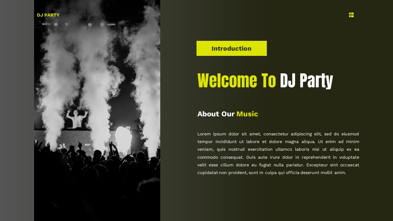 DJ Party - DJ Music Powerpoint Templates, Presentation Templates ...