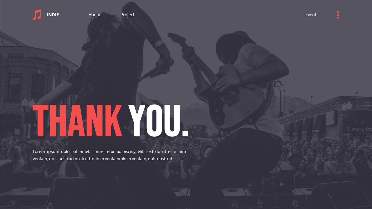 Indie - Indie Music Powerpoint Templates, Presentation Templates ...