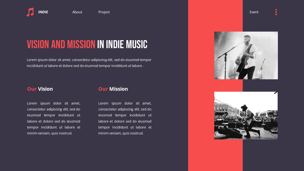 Indie - Indie Music Powerpoint Templates, Presentation Templates ...