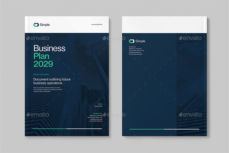 Business Plan Template, Print Templates | GraphicRiver