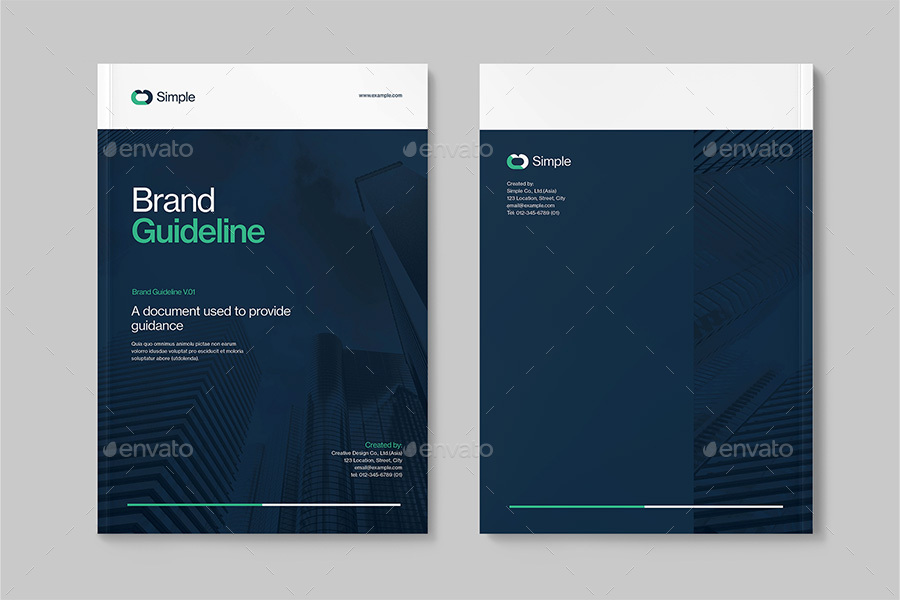 Brand Guideline Template, Print Templates | GraphicRiver