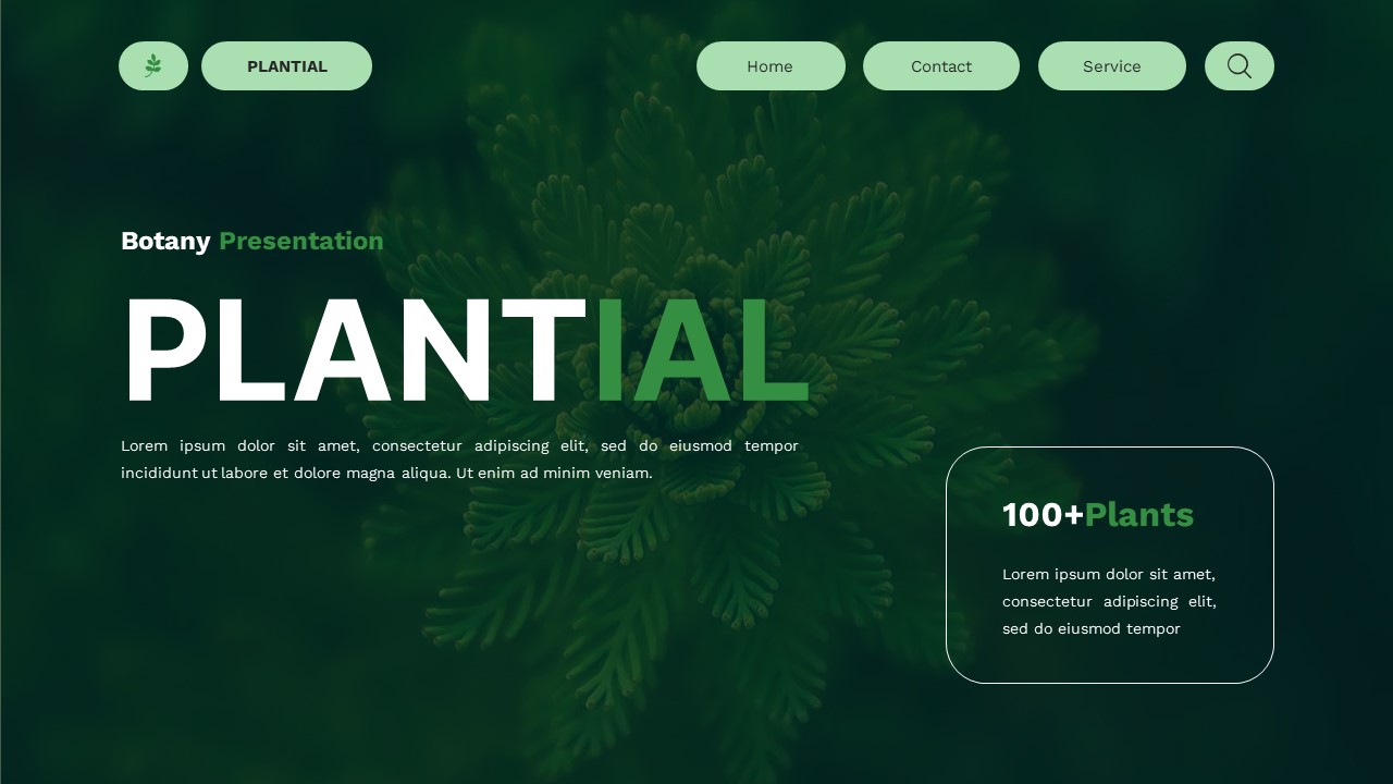 Plantial - Botany Powerpoint Templates, Presentation Templates ...