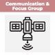 Communication & Focus Group Icon, Icons | GraphicRiver