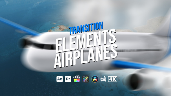 Transition Elements Airplanes, After Effects Project Files | VideoHive