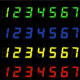 Digital Display Numbers - Set I, Vectors | GraphicRiver