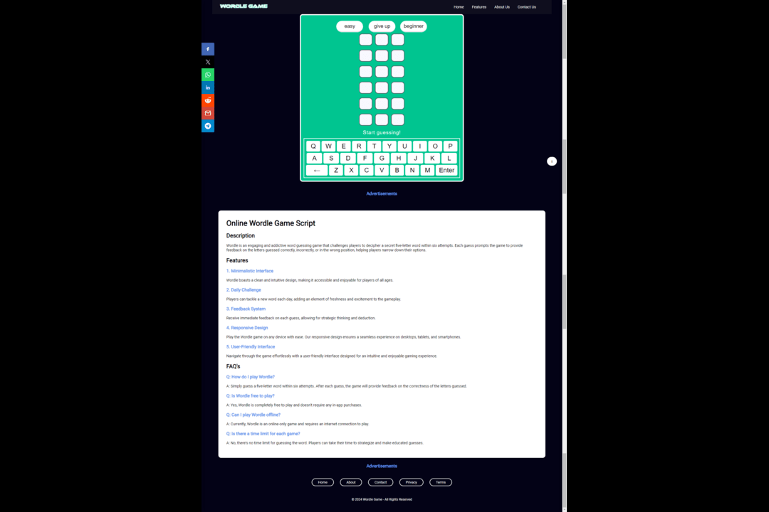 Online Wordle Web Game Script and Theme by Scriptcode06 | CodeCanyon