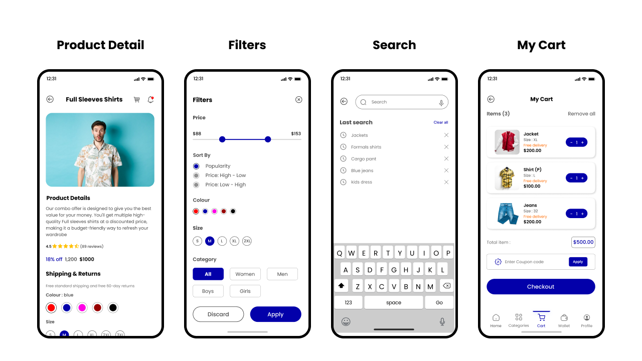 Niigo | Clothes Store Mobile App React Native Template by codeforge0
