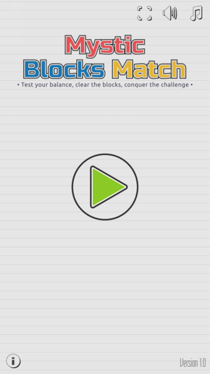 Mystic Blocks Match (100 Levels) - HTML5 Puzzle game by trezegames