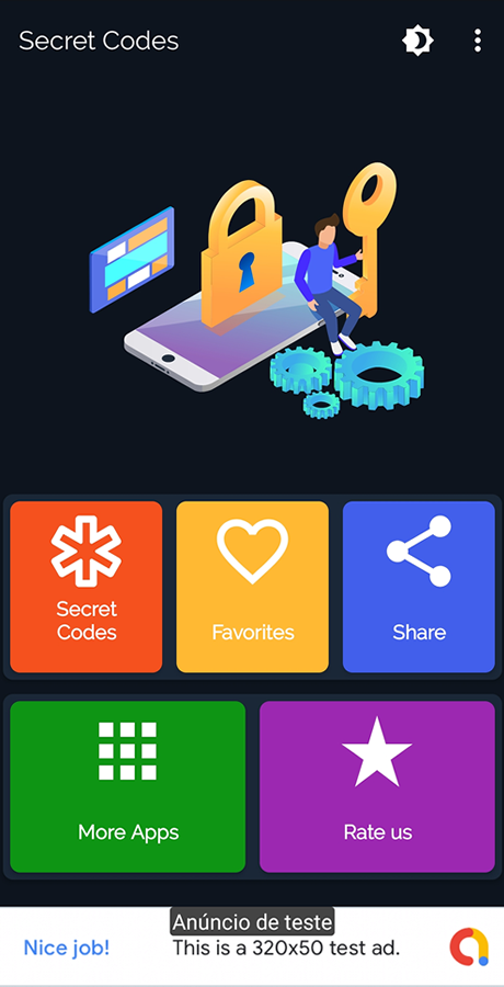 Secret Codes for Android by DQuixote | CodeCanyon