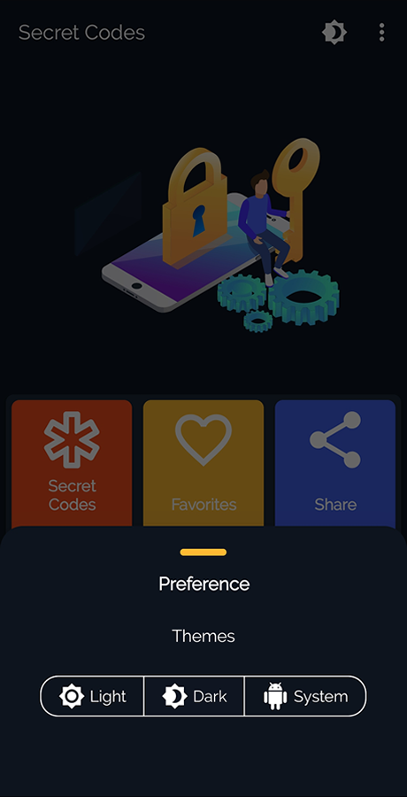 Secret Codes for Android by DQuixote | CodeCanyon