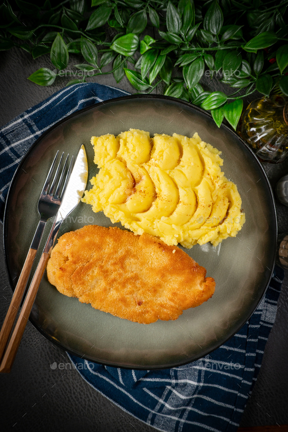 Breaded chicken breast fillet. Stock Photo by foto_pstryki | PhotoDune