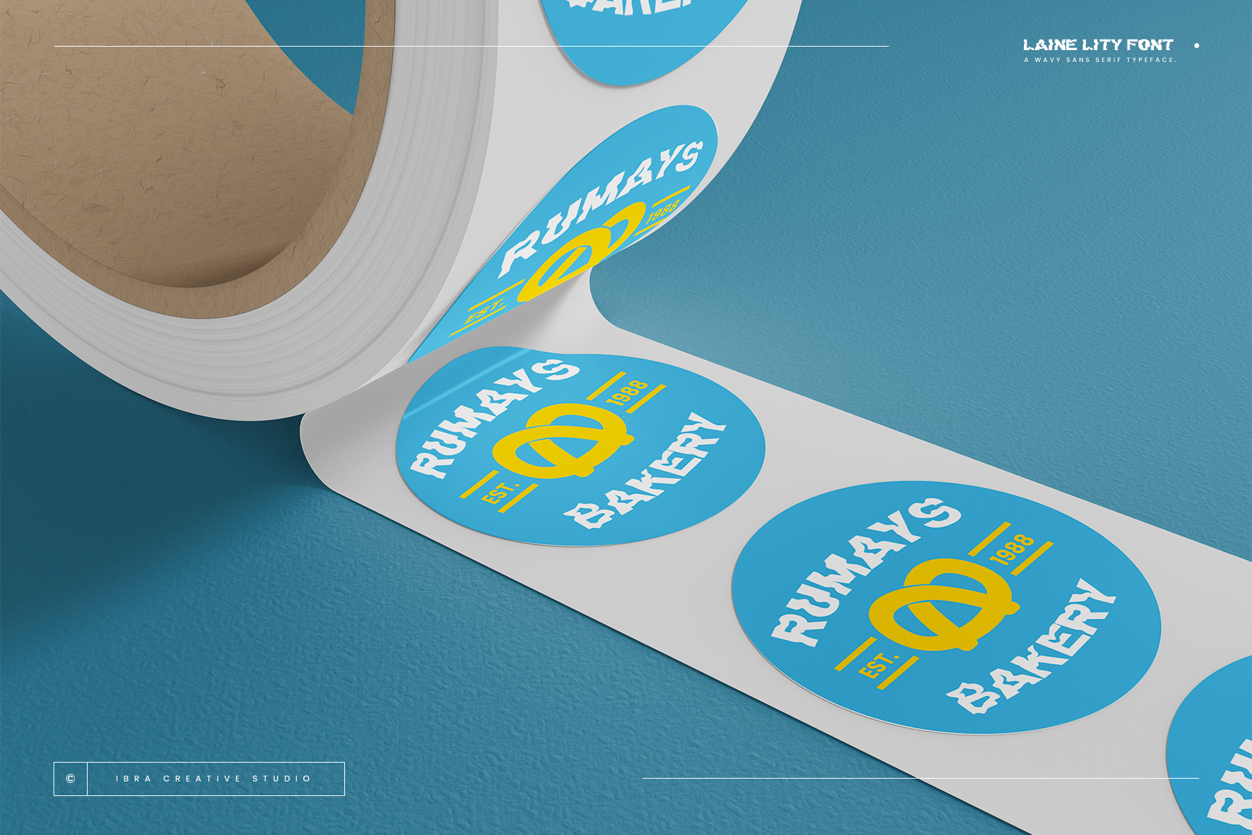 Laine Lity - A Wavy Sans Serif Typeface, Fonts | GraphicRiver