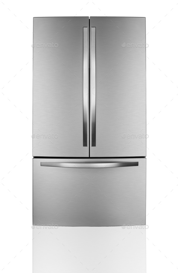 Fridge isolated on white background Stock Photo by photobalance | PhotoDune