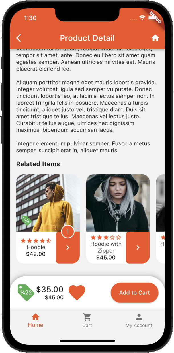 Mobile App UI Templates for Flutter 3 by zeymur | CodeCanyon
