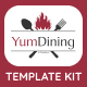 Yumdining - Restaurant & Café Elementor Template Kit by Evonicmedia