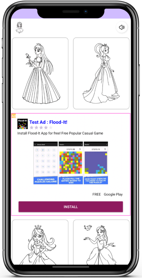 Princess Coloring Book For Kids with Admob + GDPR (Supports Android 13 ...