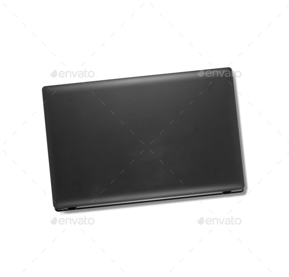 laptop closed isolated Stock Photo by ozaiachin | PhotoDune
