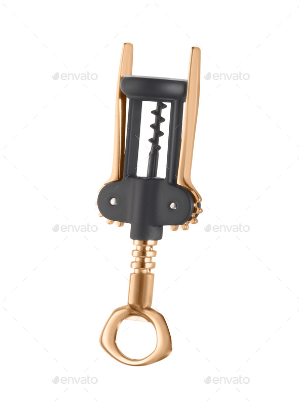 Modern corkscrew isolated Stock Photo by ozaiachin | PhotoDune