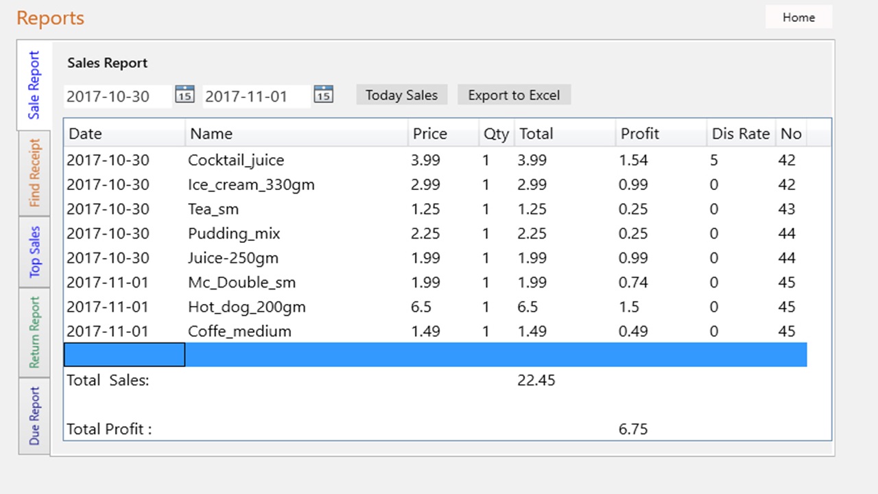Rest POS - Restaurant Point of Sale WPF Application by dynamicsoft