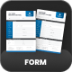 Minimalist Registration Form, Print Templates | GraphicRiver