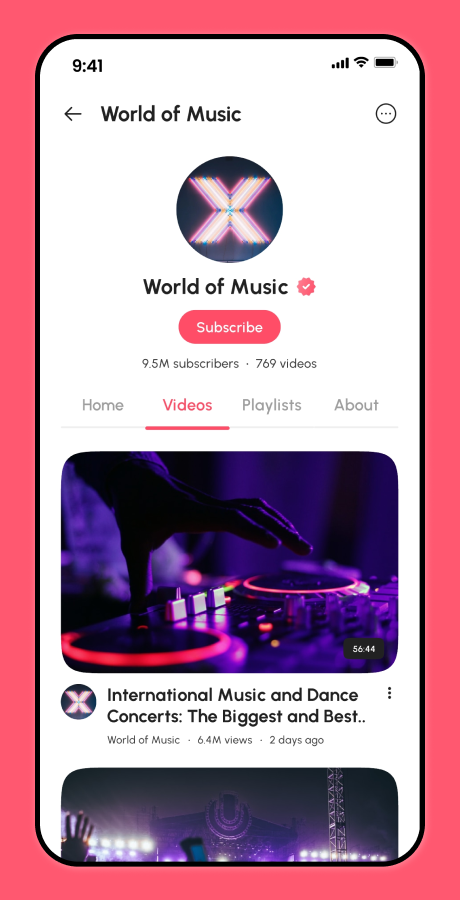 Metube - Video sharing app, Youtube clone in Flutter | Android | iOS ...