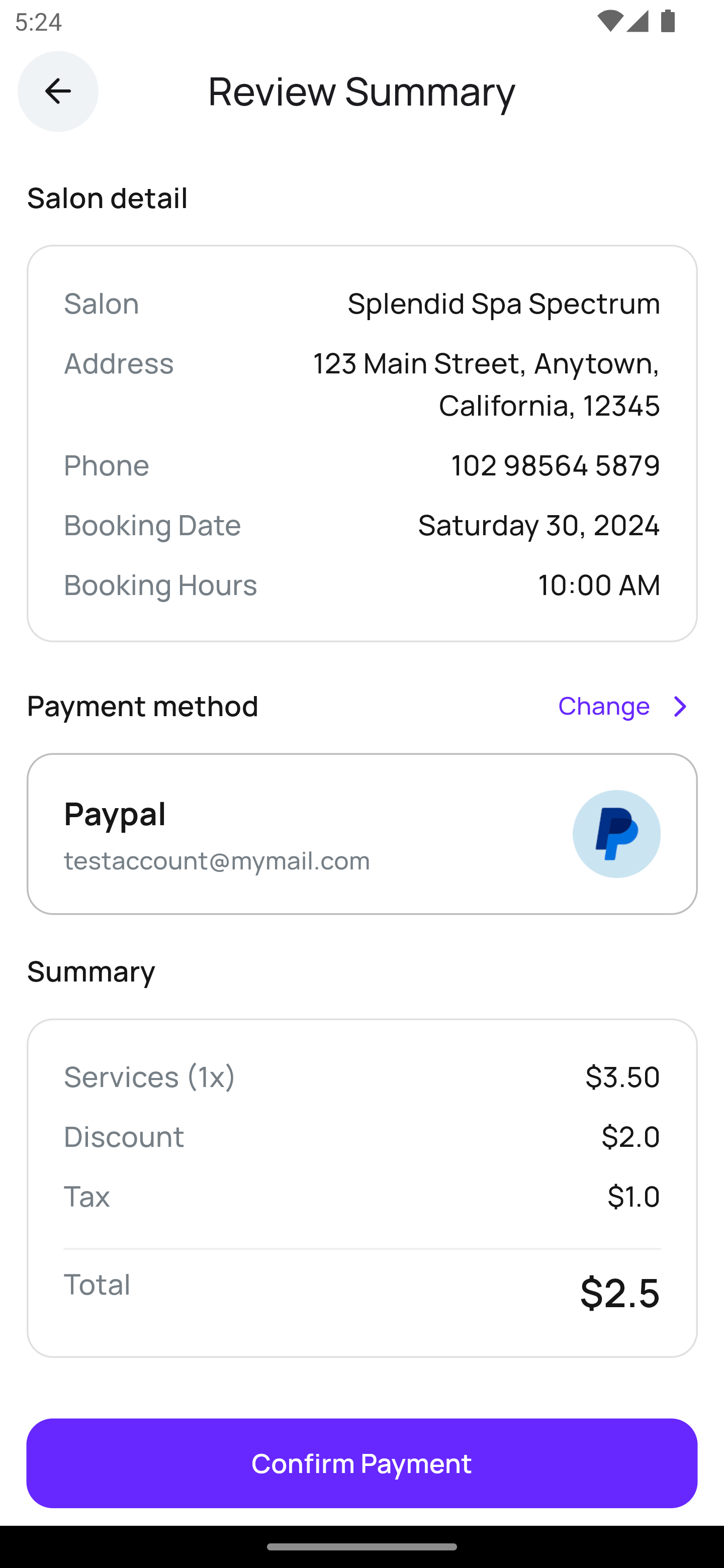 Beauty Book – Flutter Salon & Spa Booking App UI Template by devcraftify