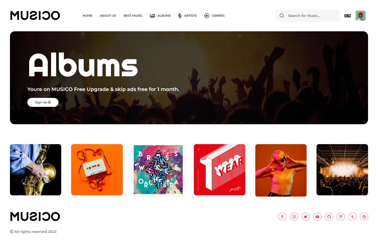 MUSICO – Music Streaming Engine by Meteros | CodeCanyon