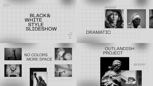 Black and White Slideshow, After Effects Project Files | VideoHive