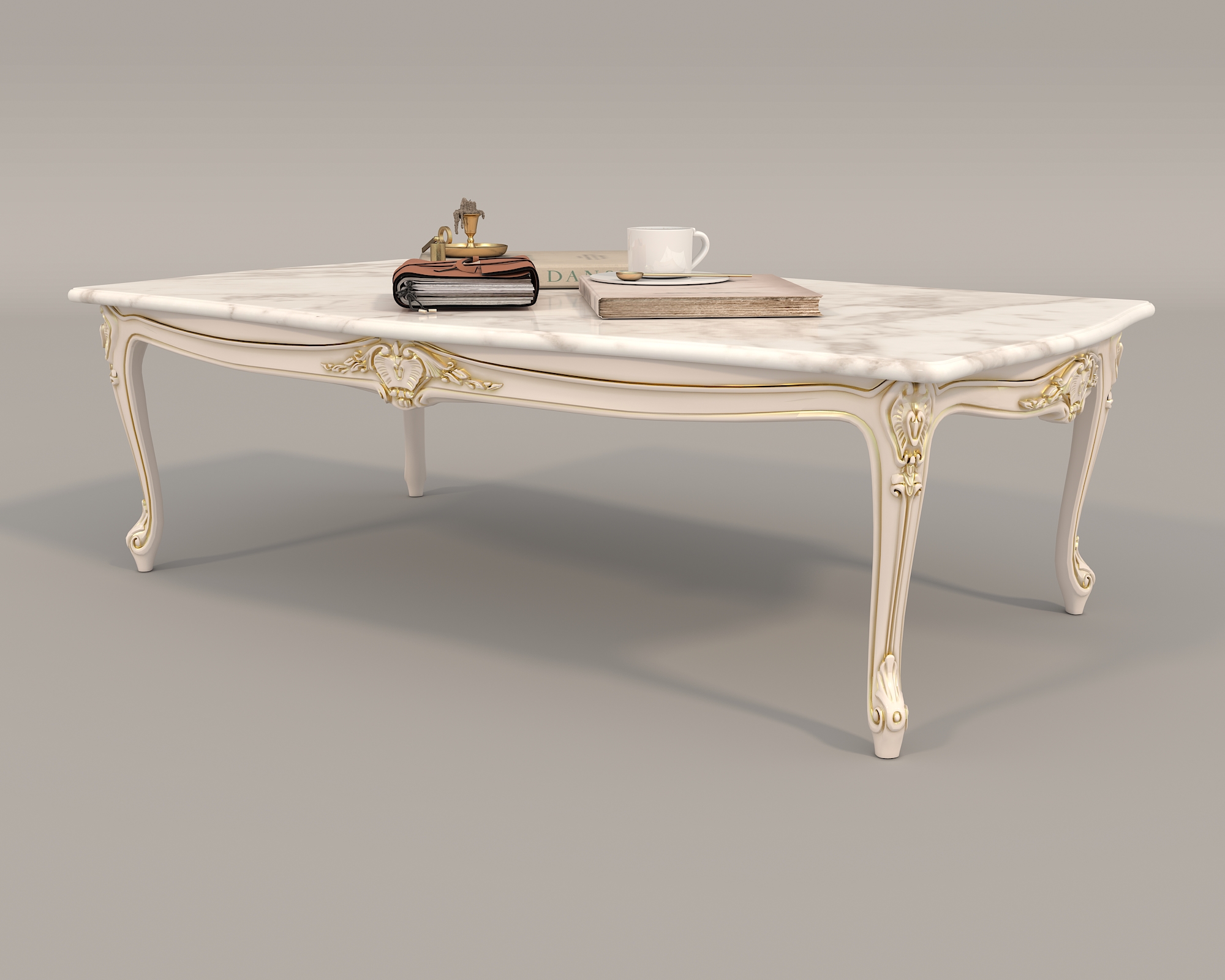 Classic European Style Coffee Table and Armchair 22 by nhattuankts