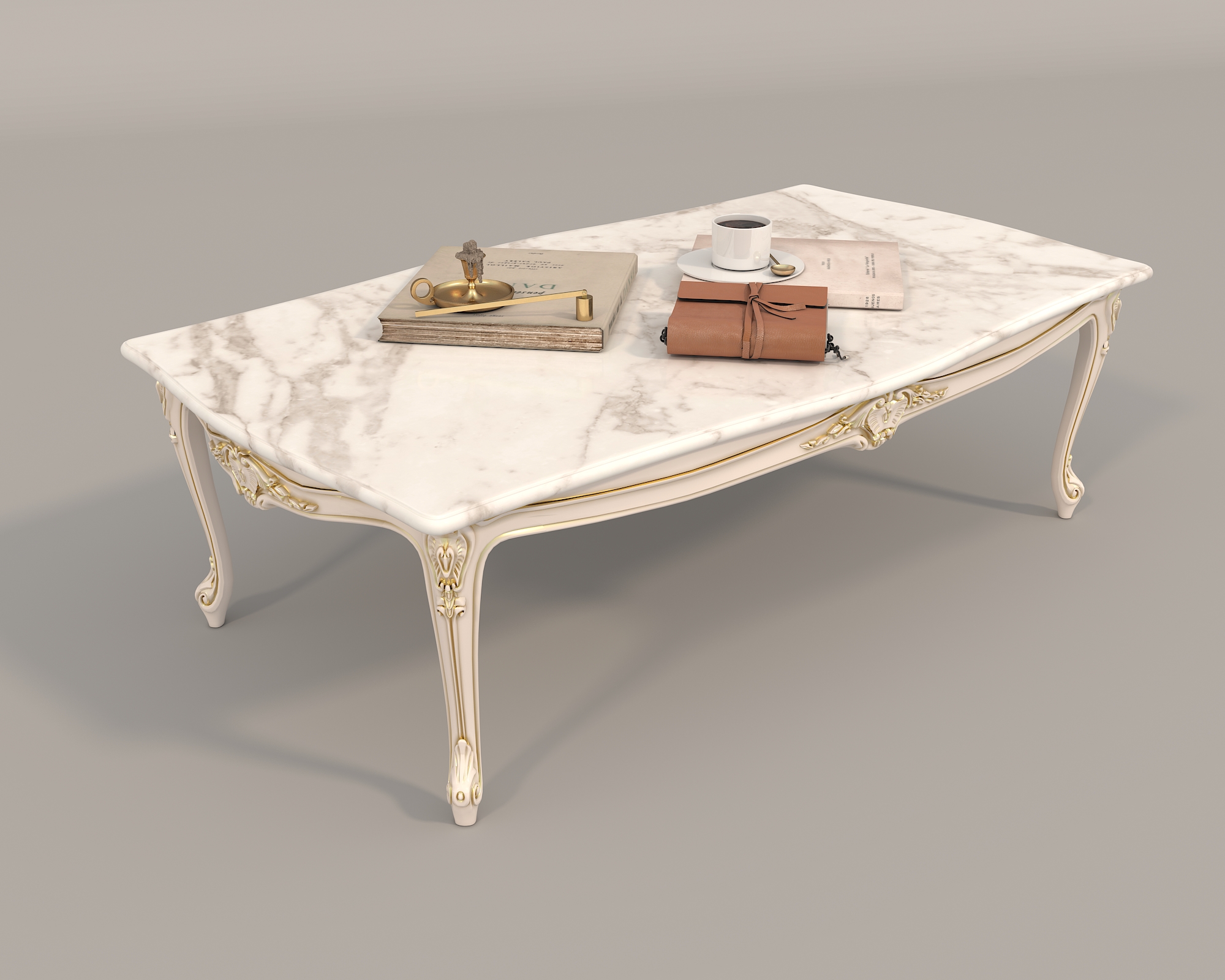 Classic European Style Coffee Table and Armchair 22 by nhattuankts