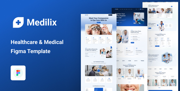 Medilix - Healthcare & Medical Figma Template by RRdevs | ThemeForest