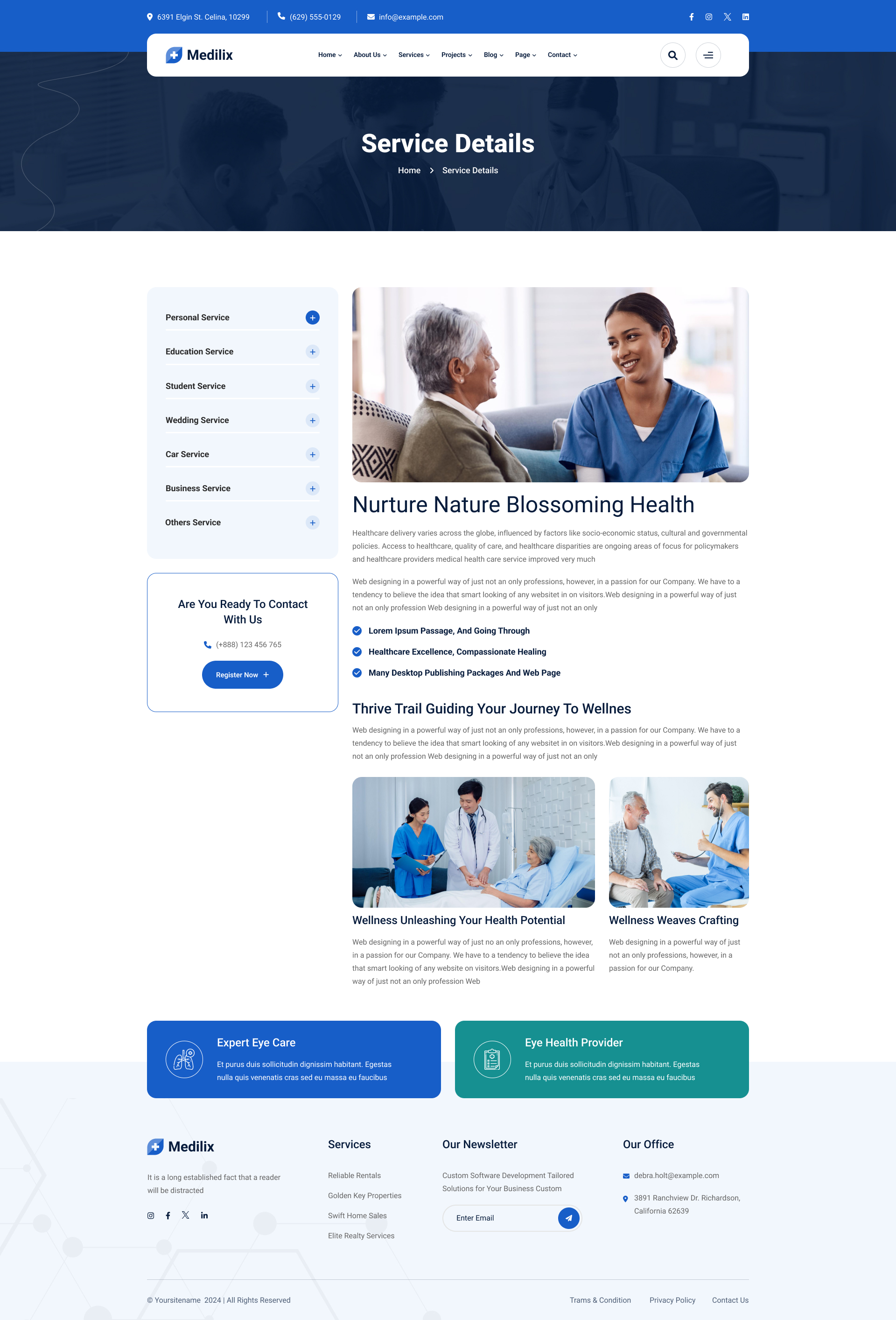 Medilix - Healthcare & Medical Figma Template by RRdevs | ThemeForest