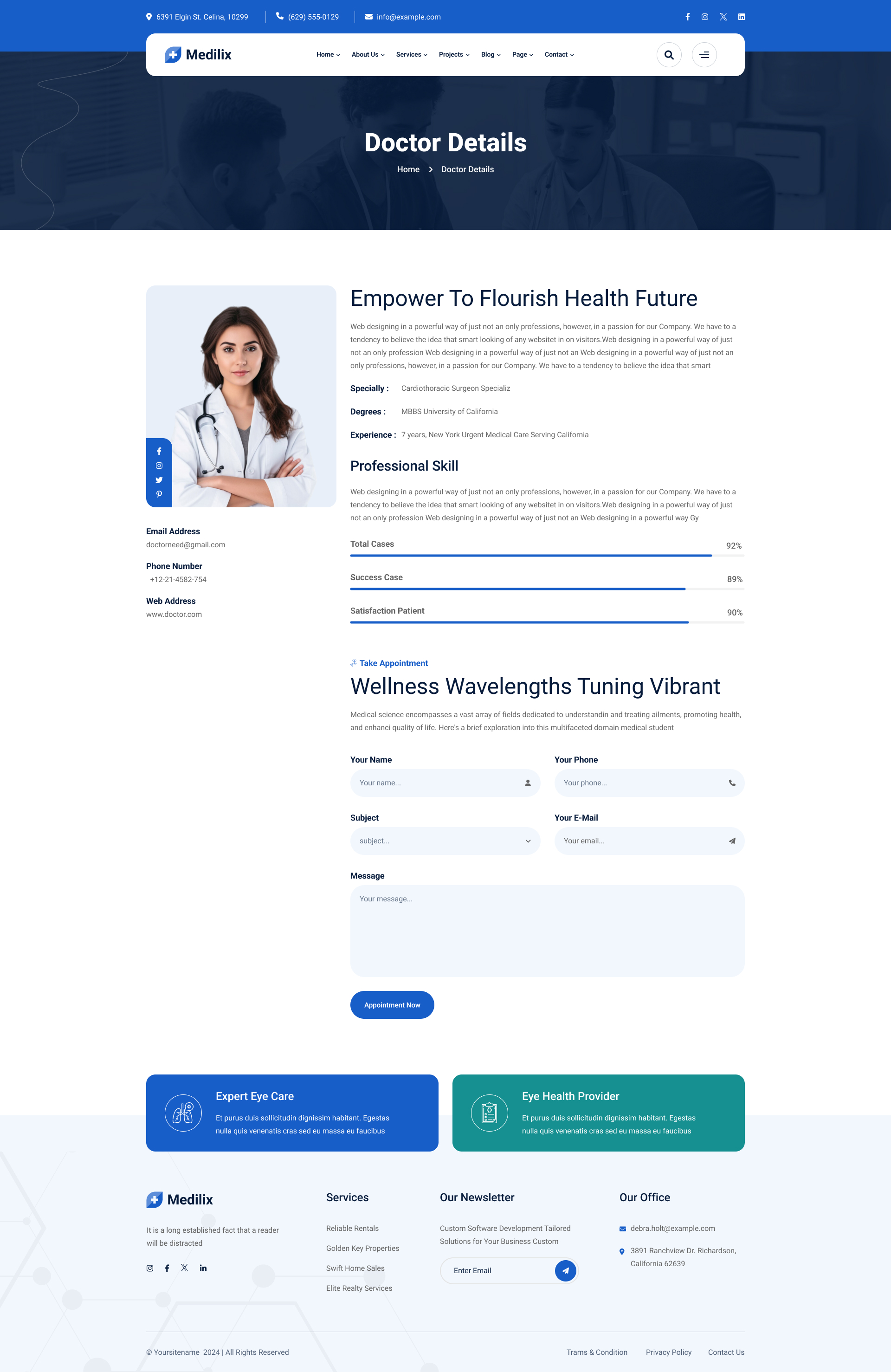 Medilix - Healthcare & Medical Figma Template by RRdevs | ThemeForest
