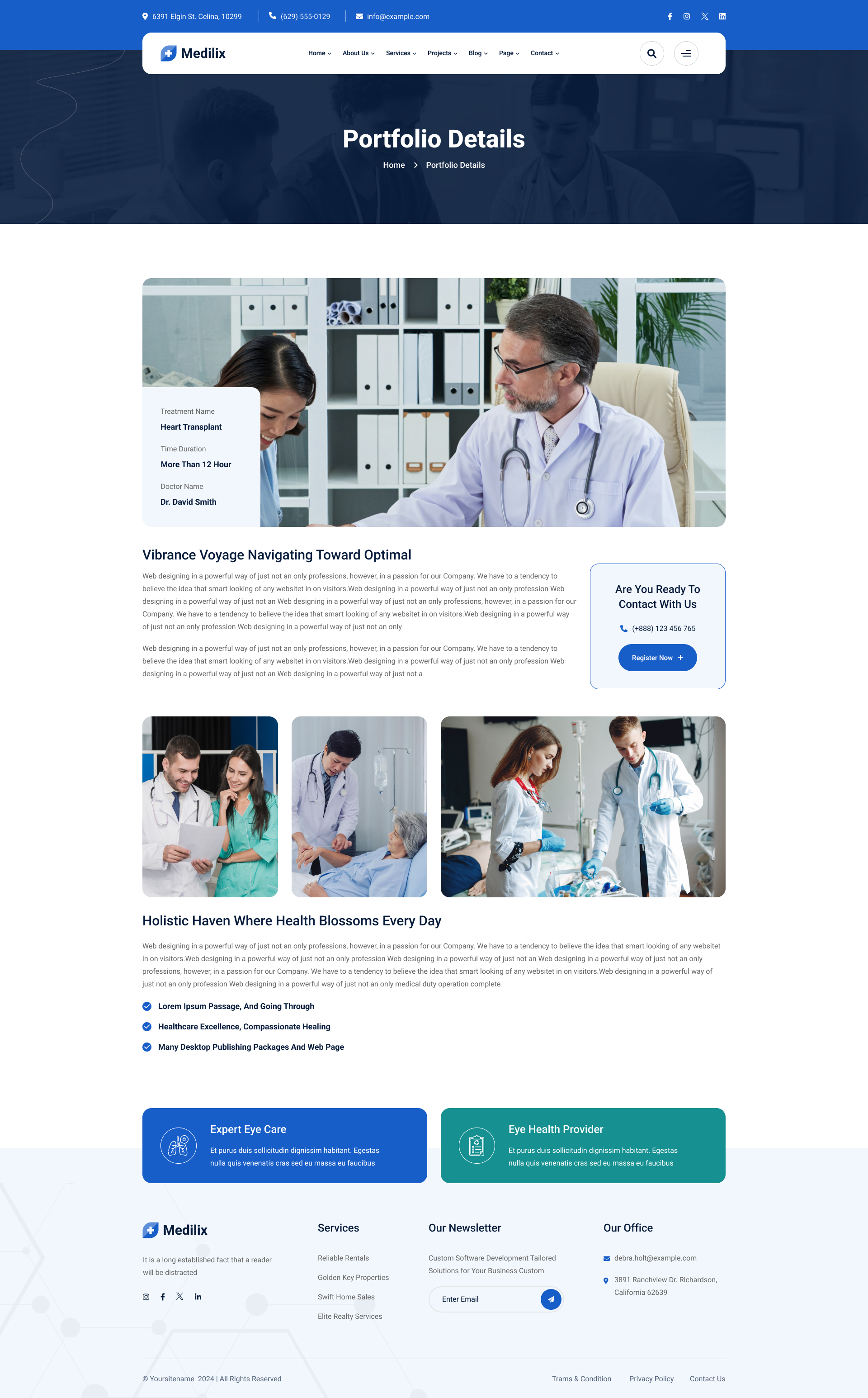 Medilix - Healthcare & Medical Figma Template by RRdevs | ThemeForest
