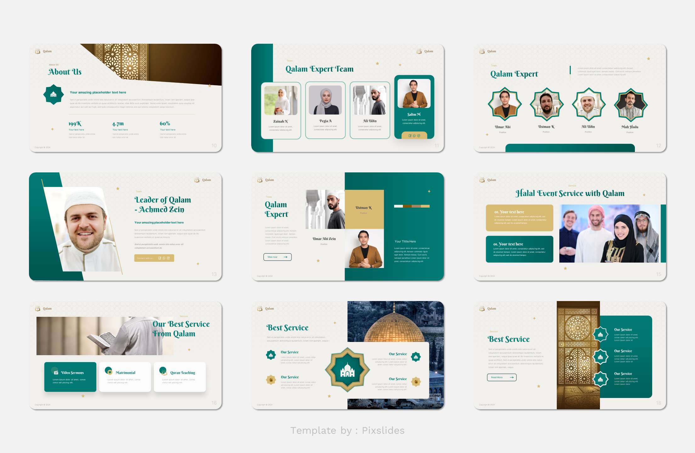 Qalam - Islamic Centre & Mosque PowerPoint Presentation, Presentation ...